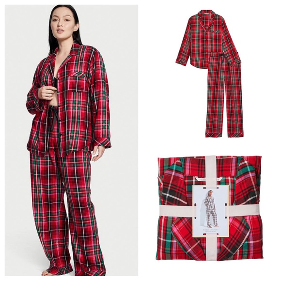 Victoria's Secret | Intimates & Sleepwear | Vs Victorias Secret Flannel ...